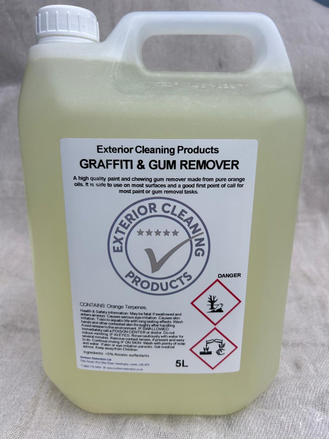 Best Graffiti & Chewing Gum Remover Brick & Concrete Leeds UK